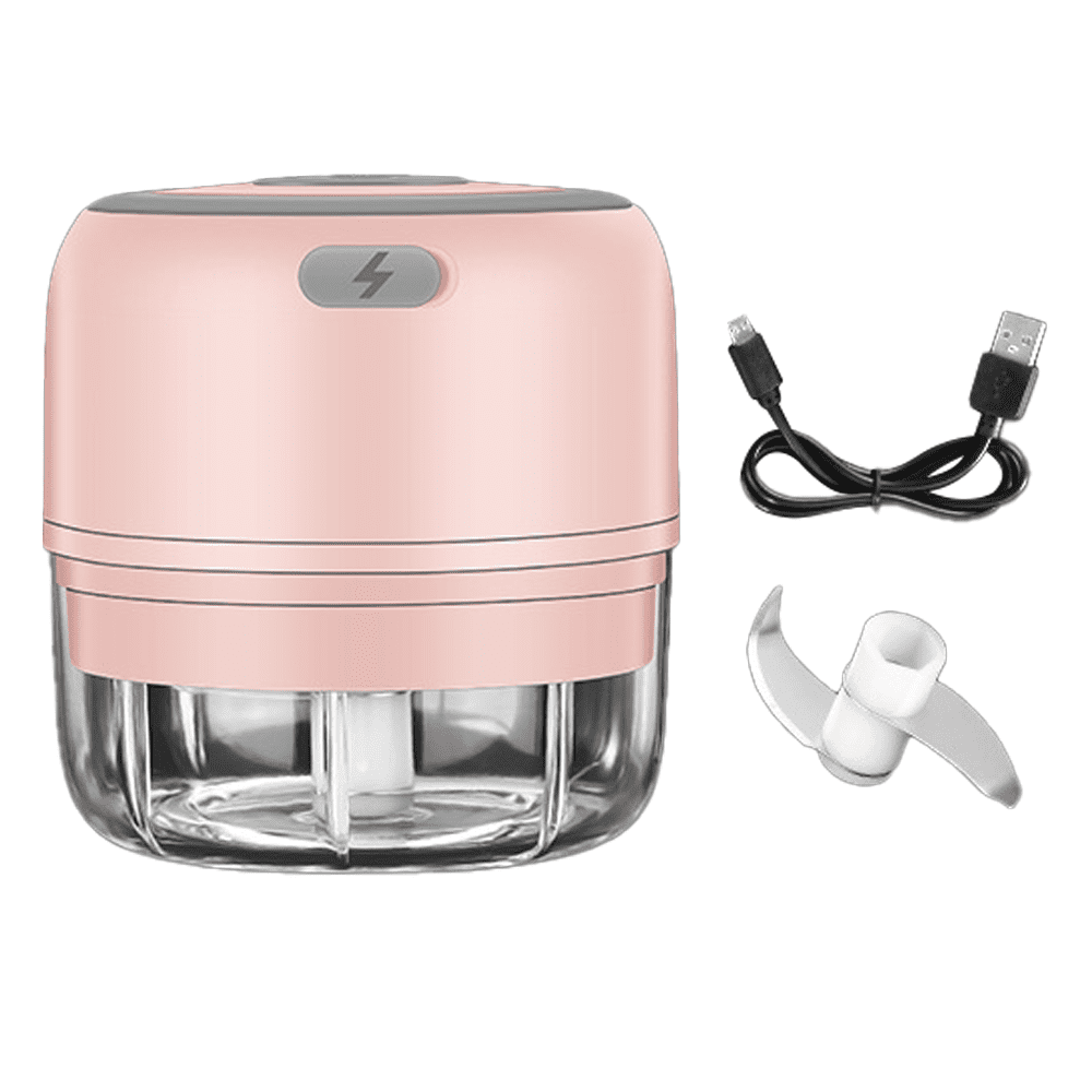 Electric Garlic Chopper, Mini Portable Veggie Chopper, Garlic Grinder Masher Onion Chopper ...