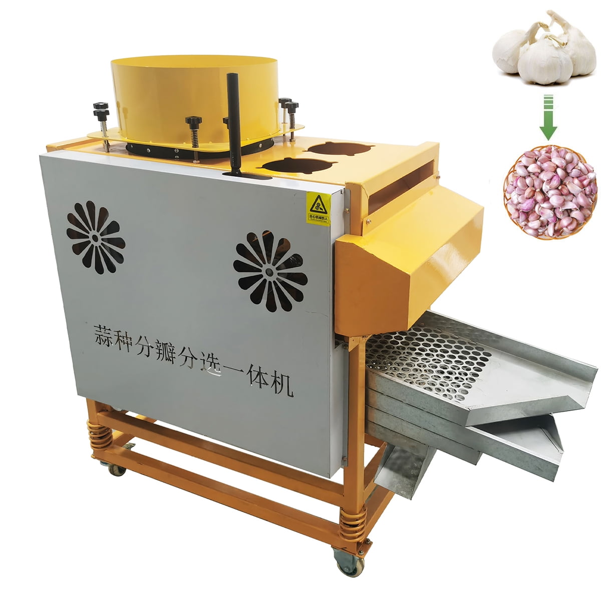 Electric Garlic Single Cloves Splitter Garlic Separator Sorting Machine ...