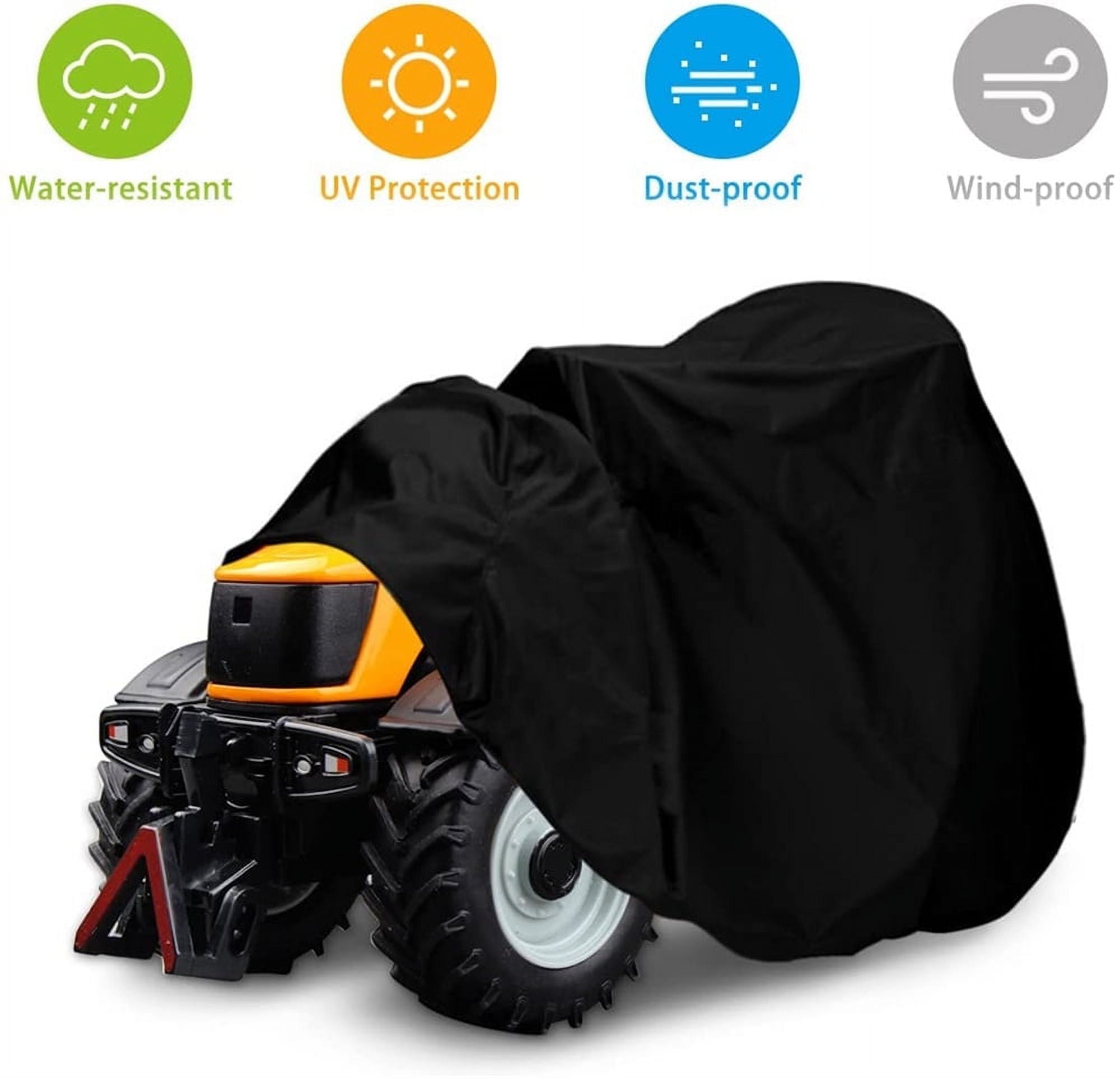 Electric or Gas Lawn Mowers. Waterproof, 210D Riding Lawn Mower Cover ...