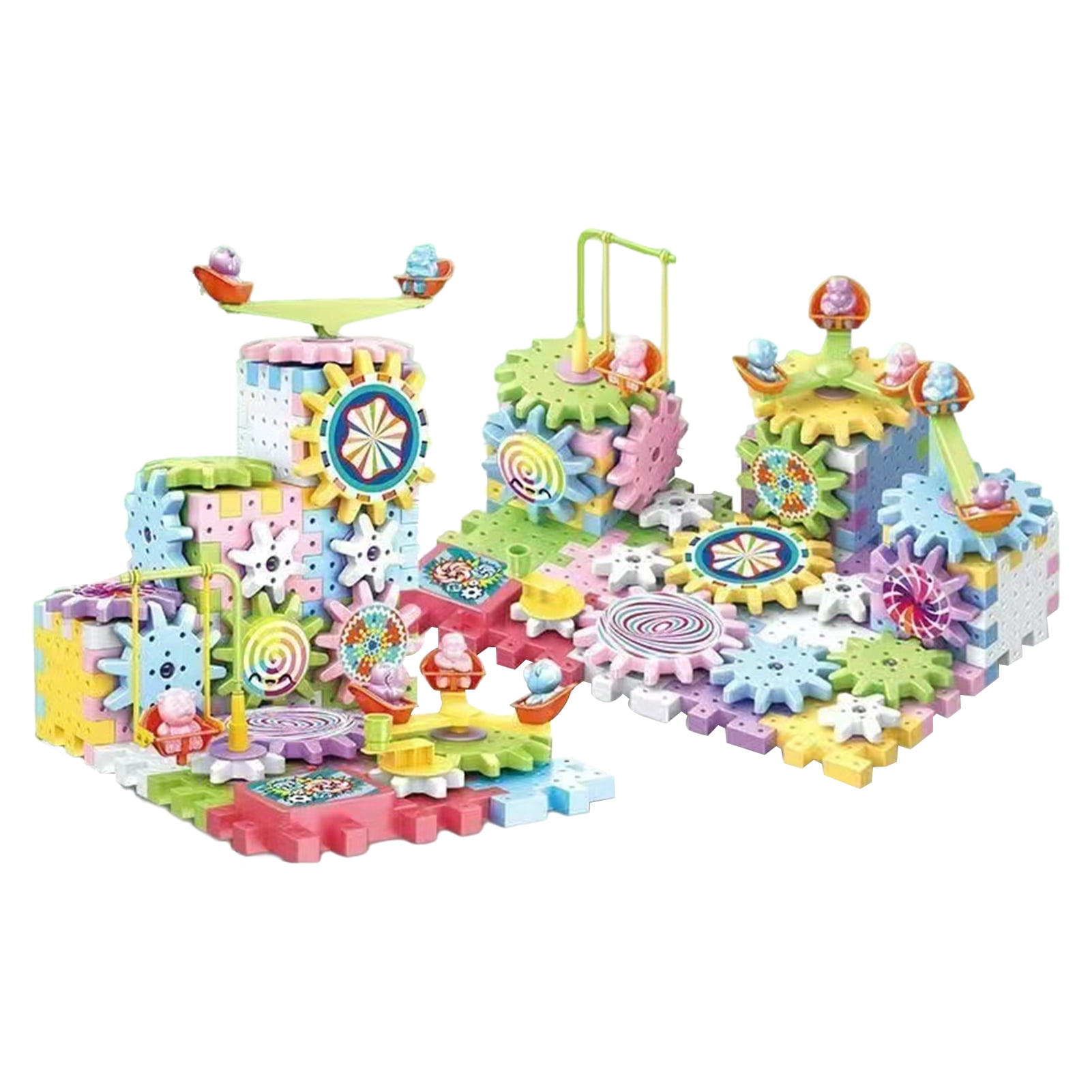 Electric Gear Building Block Toys, Educational Gears Building Kit ...