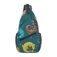 Electric Gecko Lizards Psychedelic Sling Backpack Shoulder Chest ...