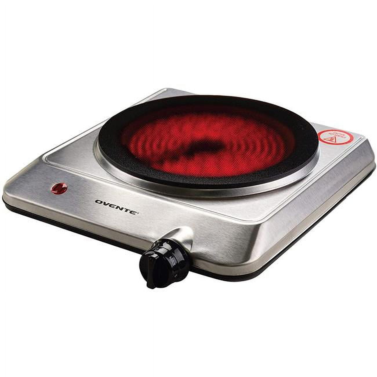 Electric Glass Infrared Countertop Cooking Burner with 7.5 in. Single ...
