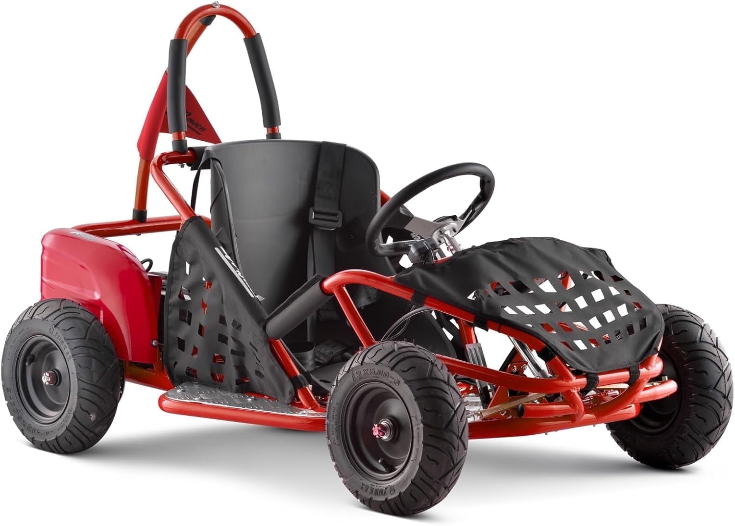 QEASET 1 Seater 1000W Electric Go-Kart-Red - Walmart.com