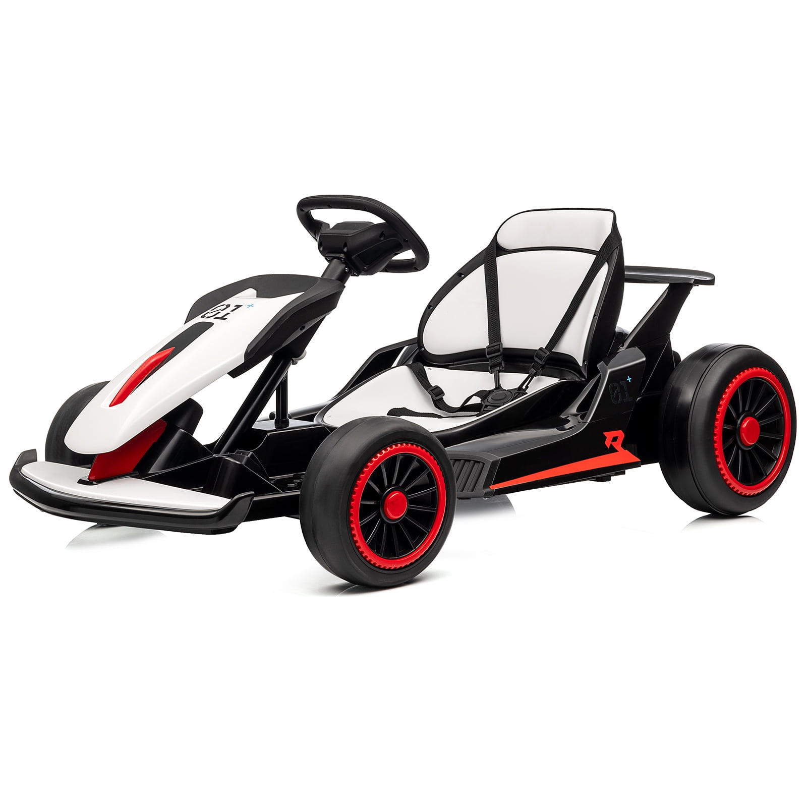 Electric Go Karts for Kids,24V Electric Go Kart with 2 * 150W Powerful ...