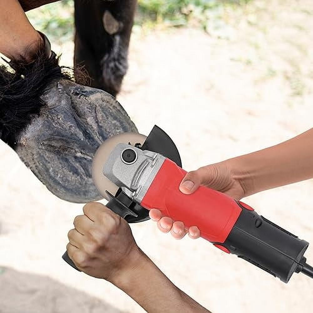 Electric Goat Hoof Trimmer, Electric Animal Hoof Cutter Hoof Nipper, Cattle Nail Clippers with 7 ...