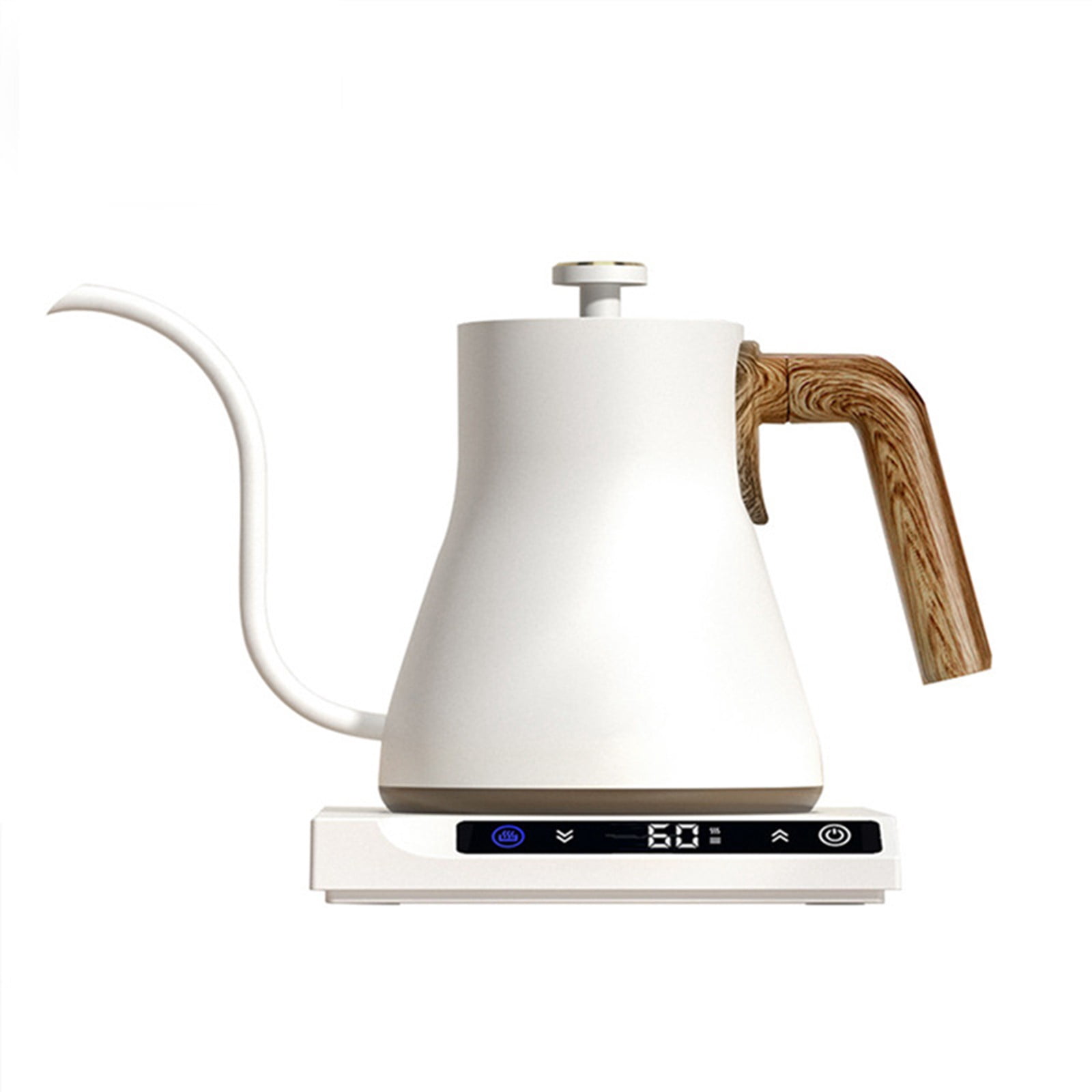 Electric Gooseneck Kettle Pour Over Coffee Pot Temperature Control Lcd ...