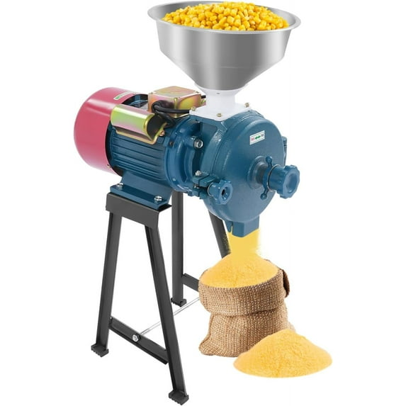 Electric Grain Grinder Mill, 3000W Dry Wet Grinder with Funnel ...