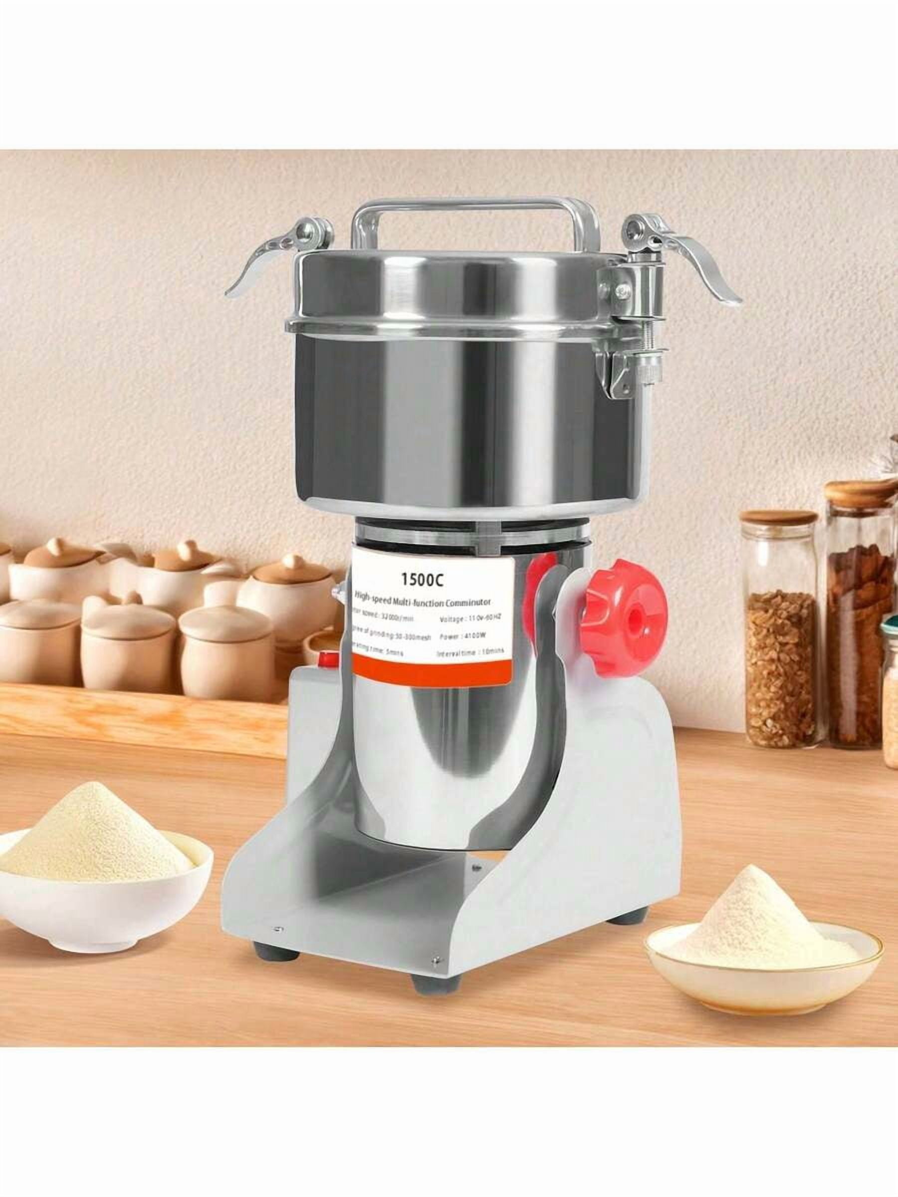 Electric Grain Grinder Mill Commercial Spice Grinder High-Speed Grain ...