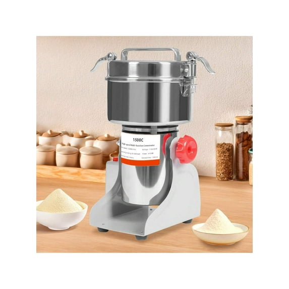 Electric Grain Grinder Mill Commercial Spice Grinder High-Speed Grain ...