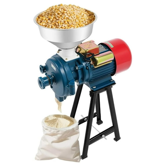 Electric Grain Mill Grinder,2200W Corn Grinder w/Funnel,Dry Feed Grain ...