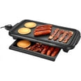 Electric Griddle with Warming Tray - Smokeless Indoor Grill, Nonstick ...