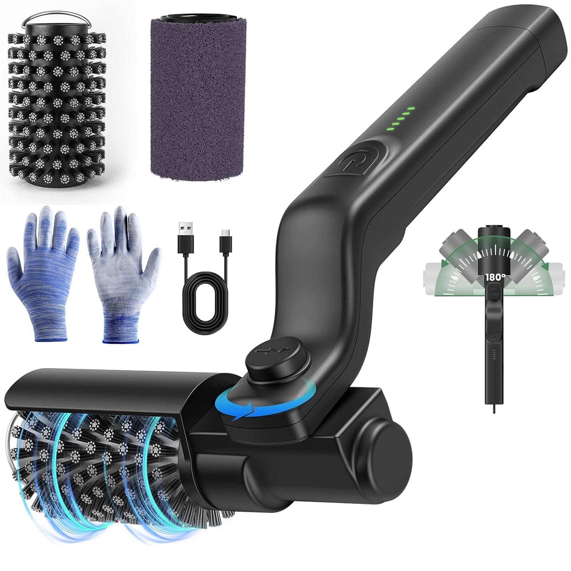 Electric Grill Brush, 3 Powerful Speed BBQ Grill Brush for Outdoor ...