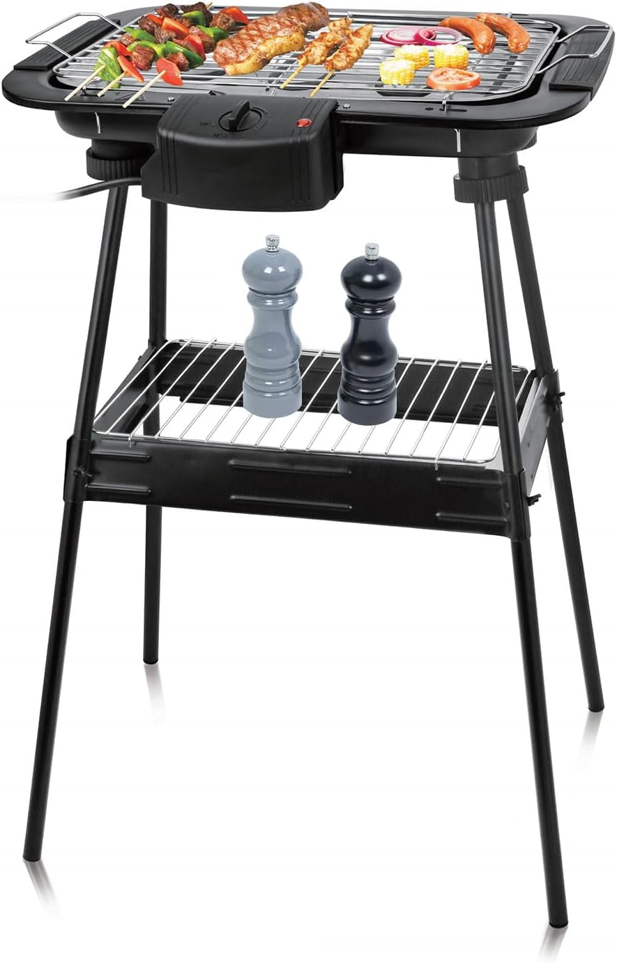 Electric Grill Outdoor Indoor Cooking,Smokeless BBQ,Portable Removeable ...