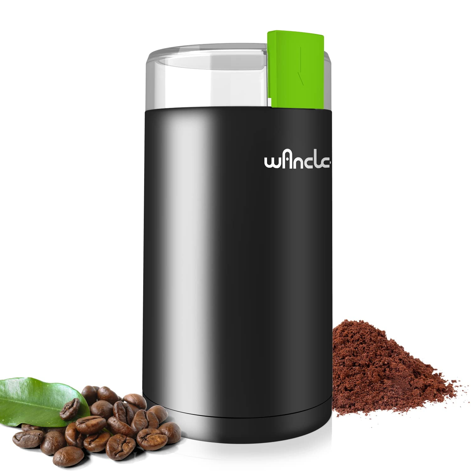 Quiet Small Electric Coffee Bean Grinder with Stainless Steel Blade ...