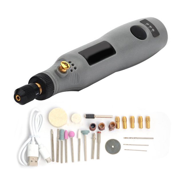 Electric Grinder Pen 3 Gear Adjustable Portable Electric Polishing Pen ...