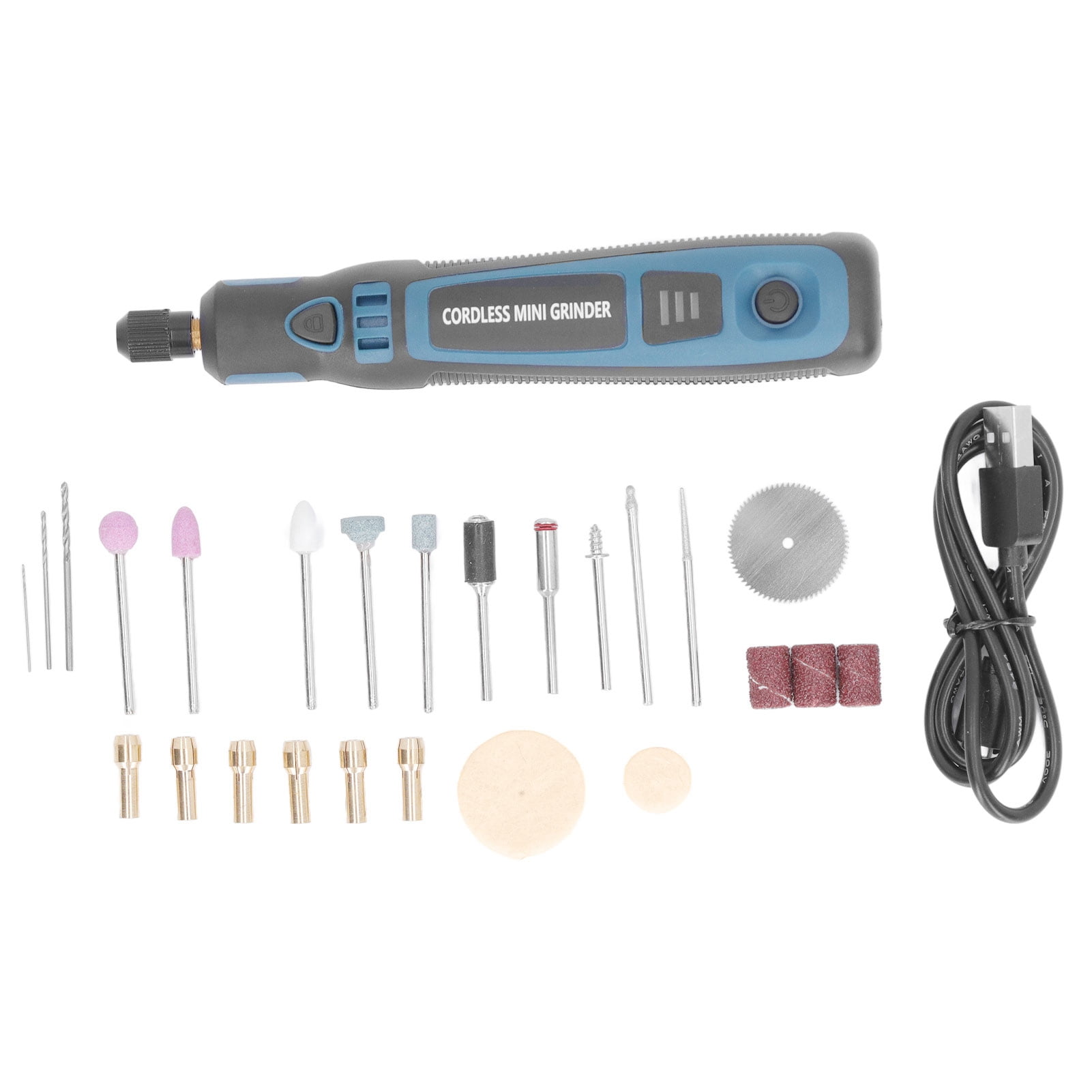 Electric Grinder Pen 3 Speed Cordless Rotary Tool for Sanding Drilling ...