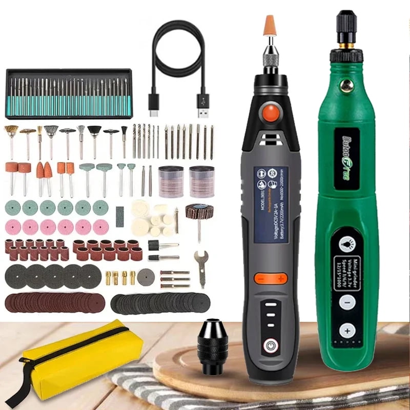 Electric Grinding Machine Handheld USB Wireless Electric Drill Rotary ...