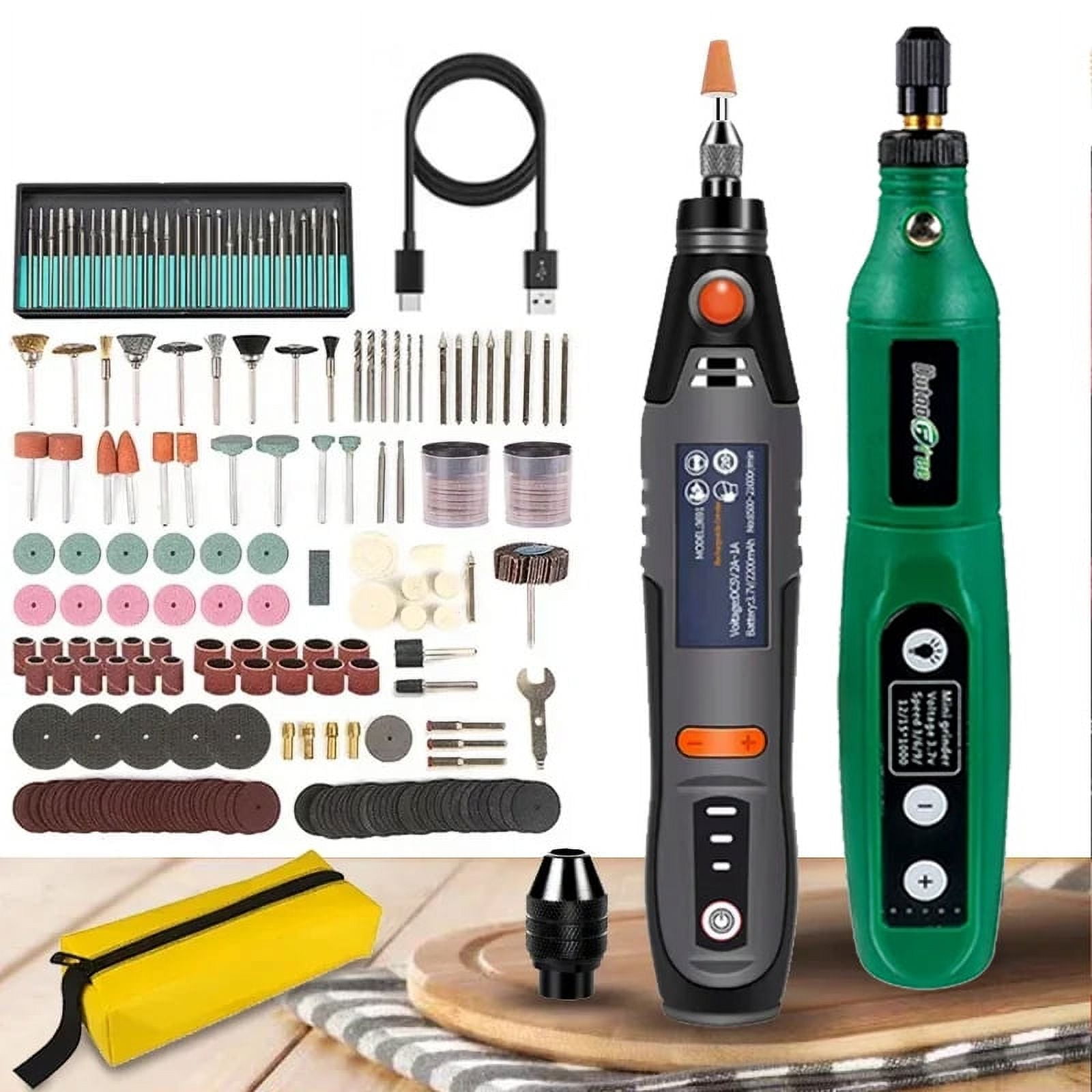 Electric Grinding Machine Handheld USB Wireless Electric Drill Rotary ...