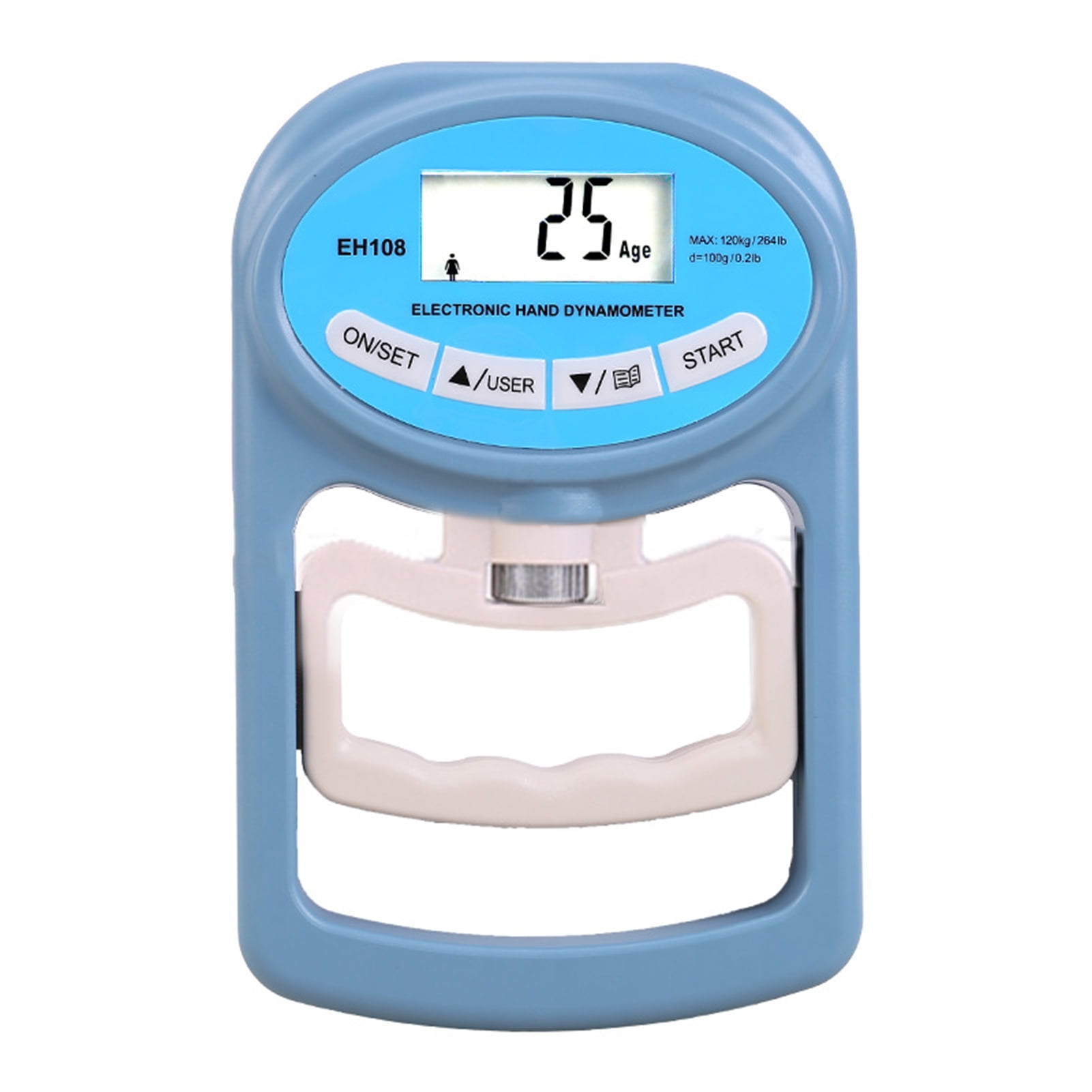 Electric Grip Strength Tester LED Display Hand Grip Dynamometer ...