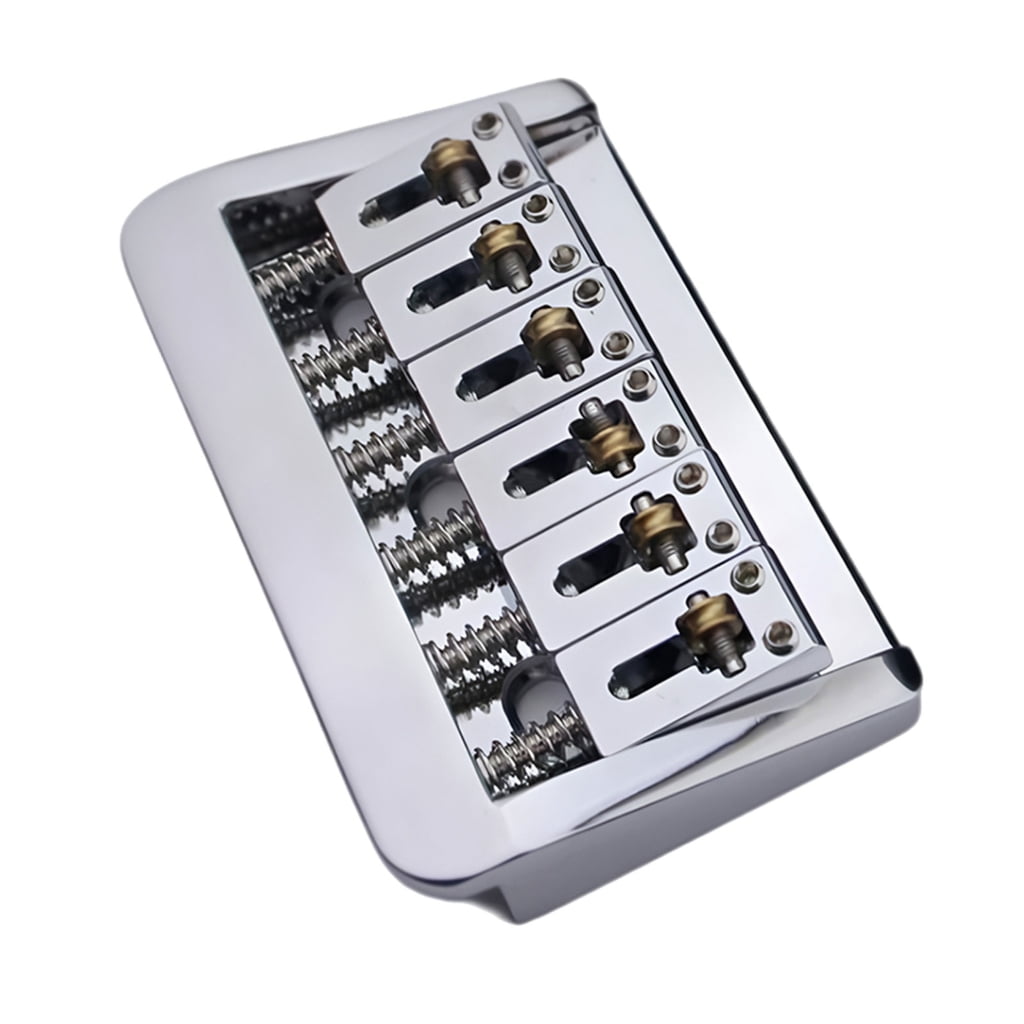 Electric Guitar 6 String Bridge Replacement Adjustable Zincs Alloy ...