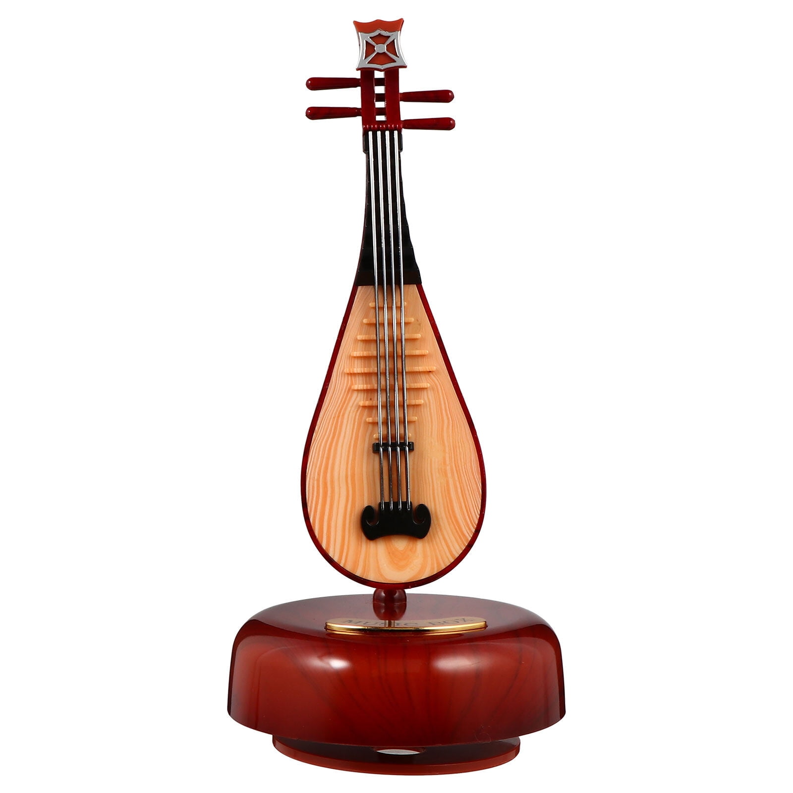 Electric Guitar Box Rotating Musical Base Miniature Musical Instrument ...