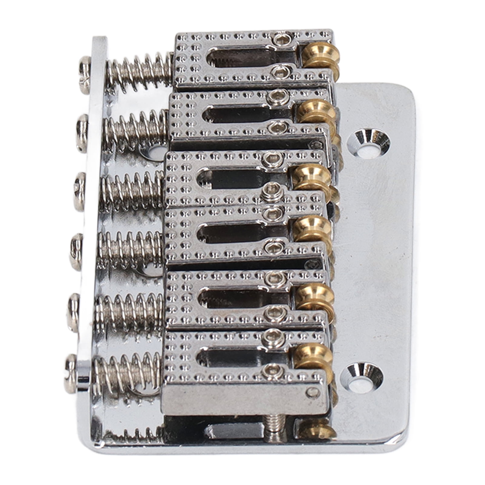 Electric Guitar Bridge 6 Strings 65mm Glossy Metal Guitar Hardtail ...