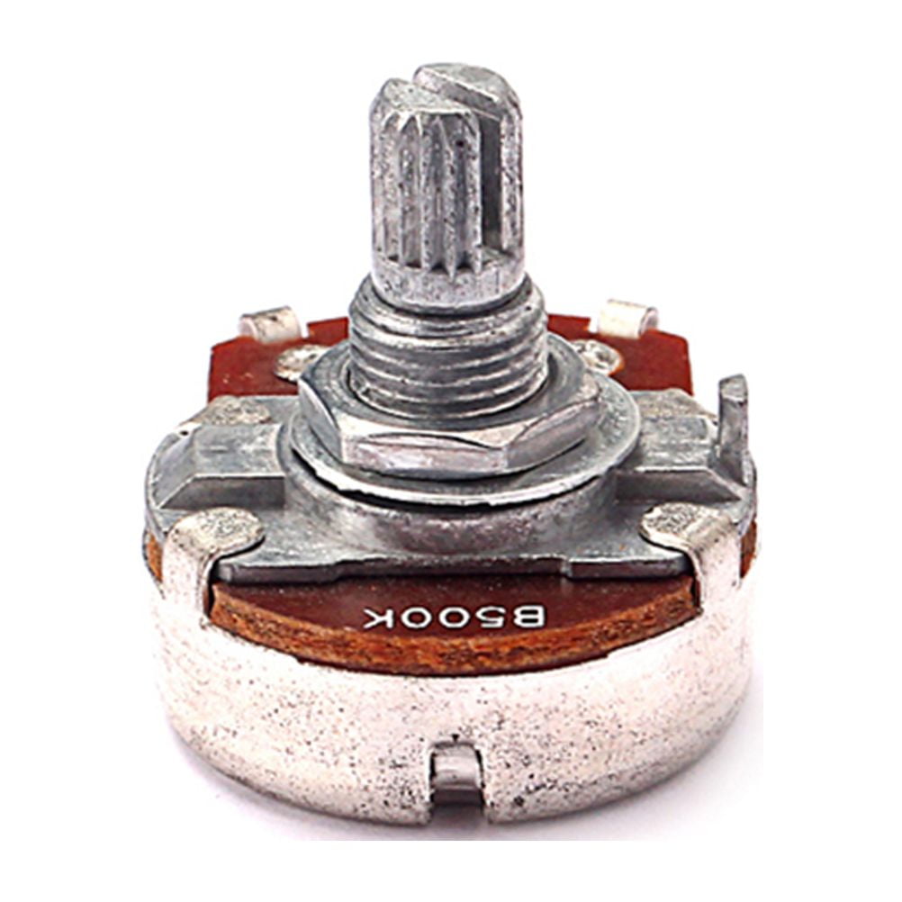 WRISTBIQUE Split Shaft Potentiometer B500k Long Knurled Split Shaft ...