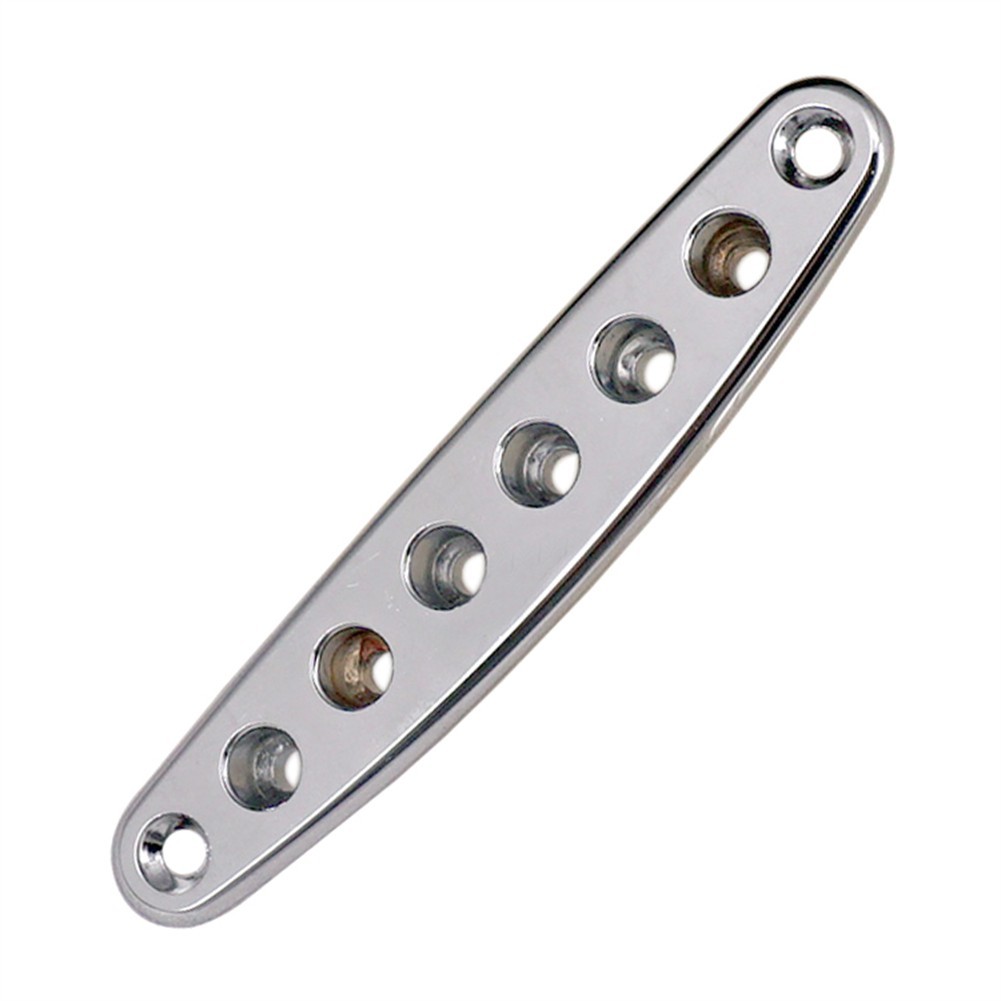 Electric Guitar Bridge String Thru Body Ferrules Bushing Plate ...