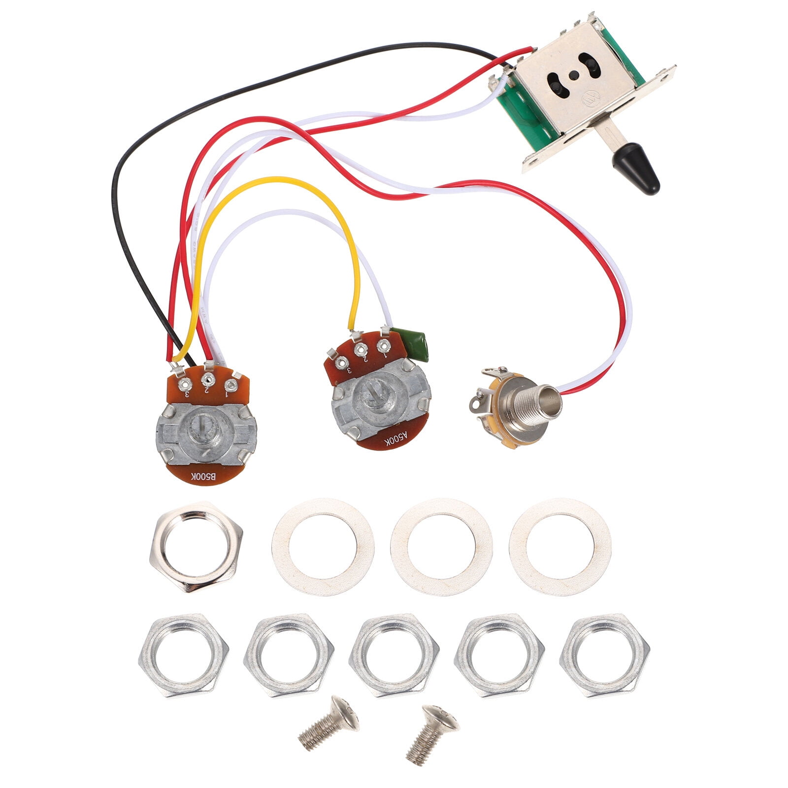 ifundom Guitar Circuit Control Part Plate Potentiometer Shifting Guitar ...