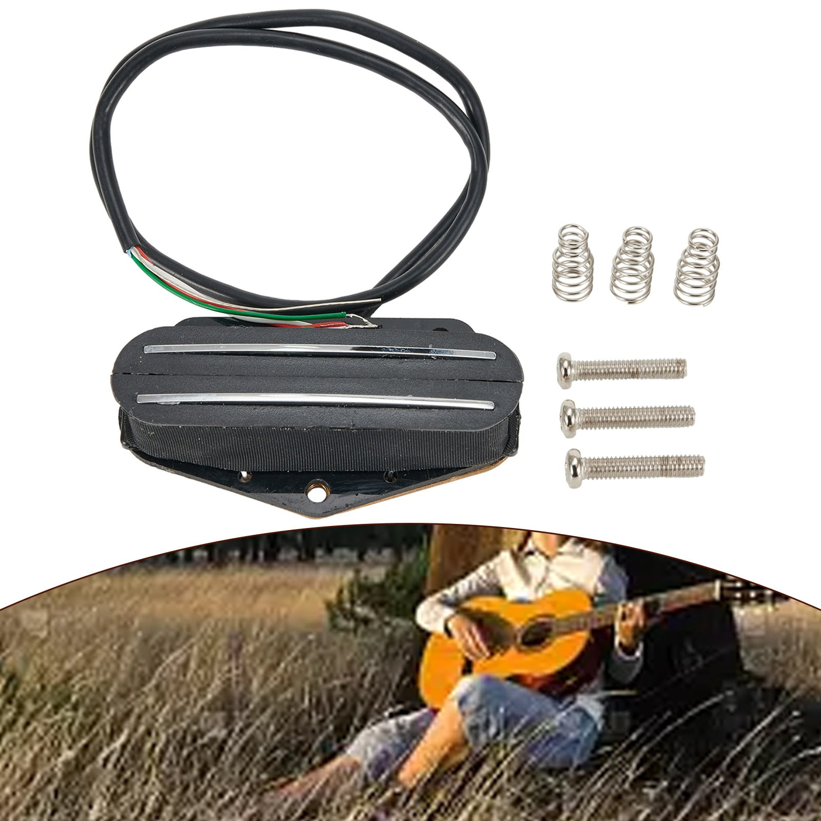 Electric Guitar Dual Rail Style Bridge Pickup Pick-Up for Telecaster ...