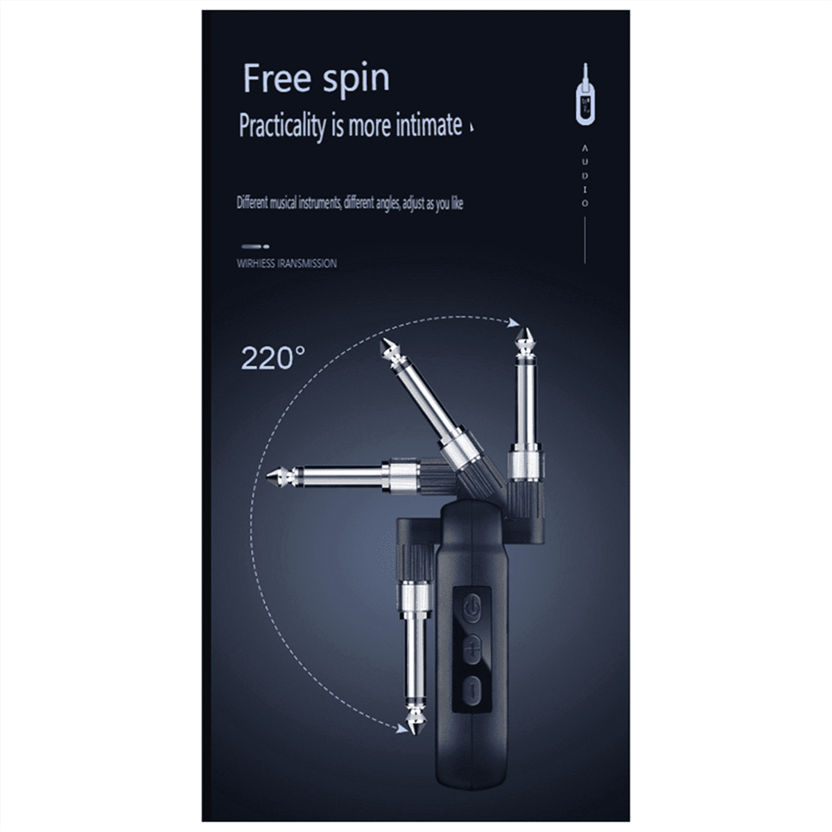 Electric Guitar Electric Blowpipe UHF Wireless Transmitter Receiver ...