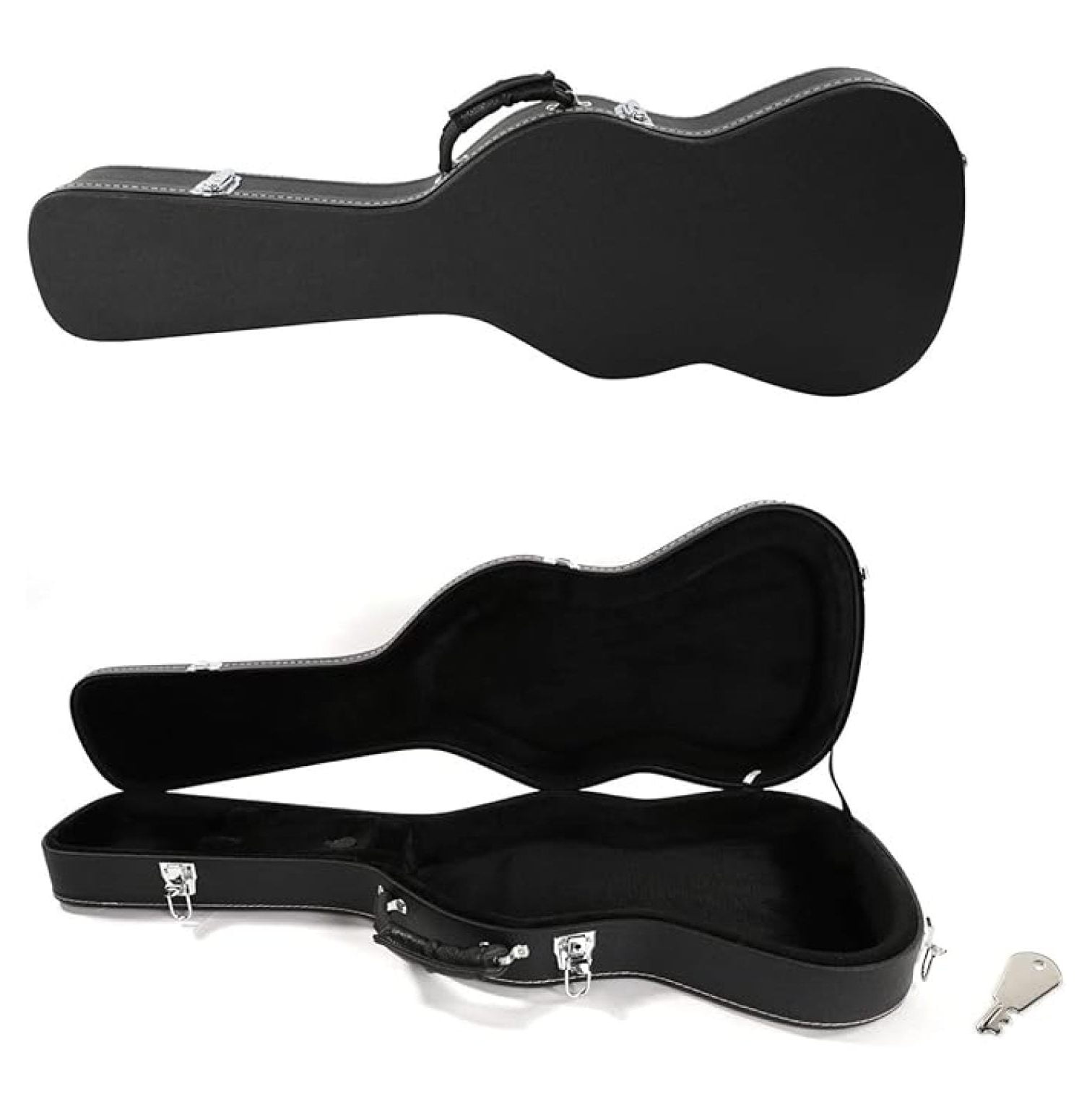 Electric Guitar Hard Case, Wooden Hard-Shell Protective Carrying Case ...