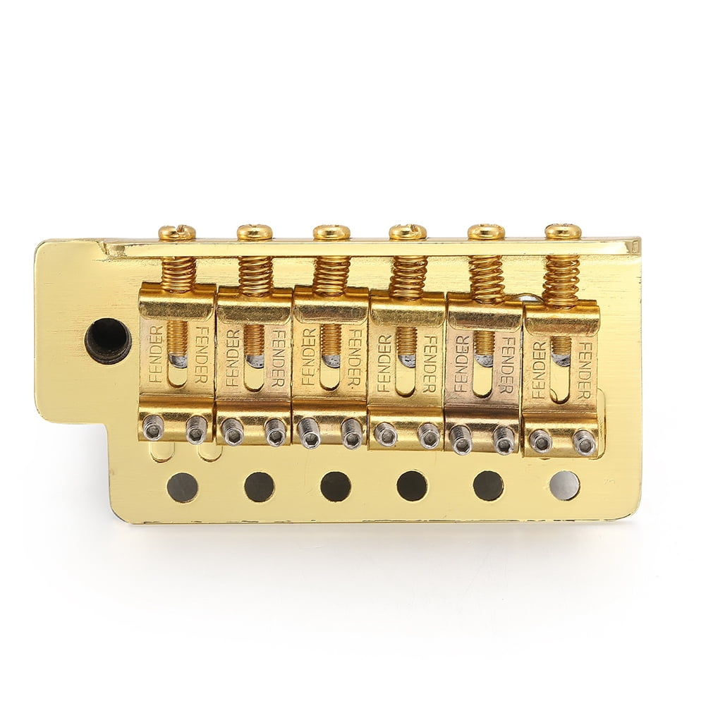Electric Guitar Hardtail Saddle Bridge 6 String Metal Fixed Guitar ...