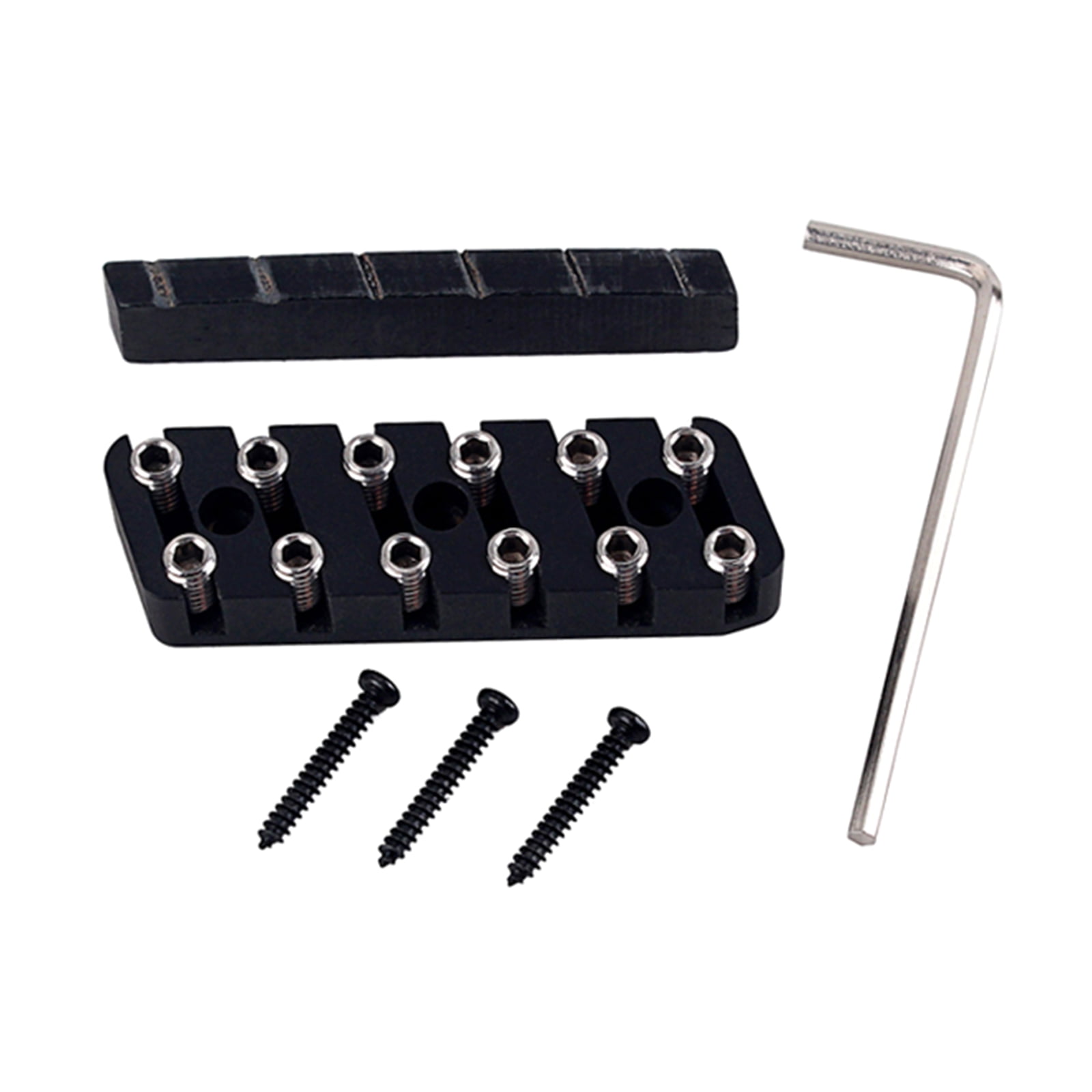 Electric Guitar Lock Nut Metal Bone Guitar String Locking Nut 6-String ...