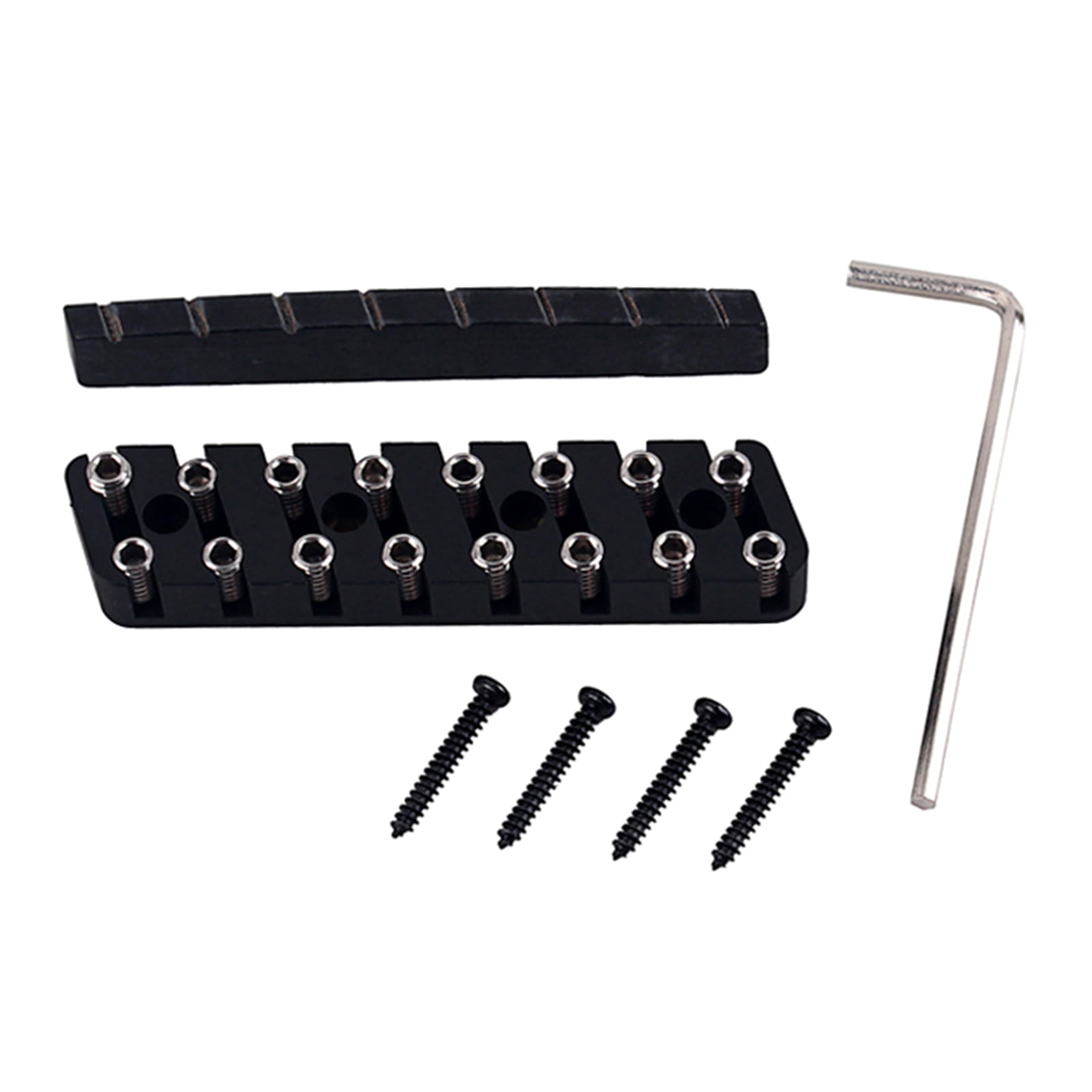 Electric Guitar Lock Nut Metal Bone Guitar String Locking Nut 6-String ...
