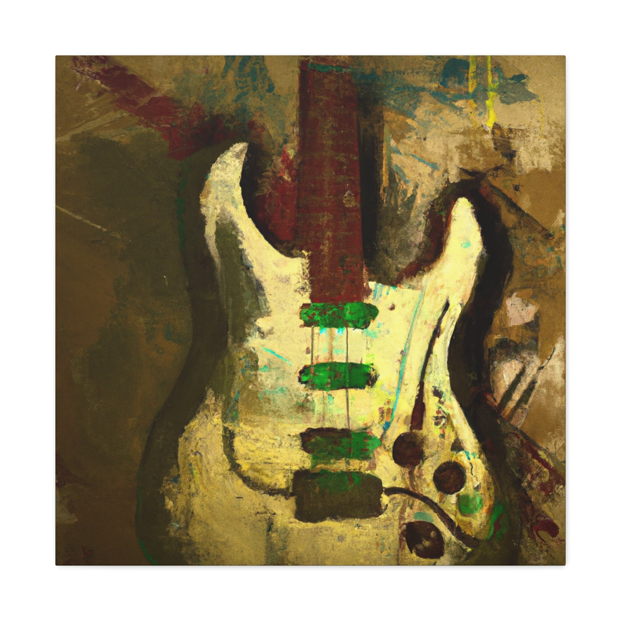 Electric Guitar Masterpiece - Canvas - Walmart.com