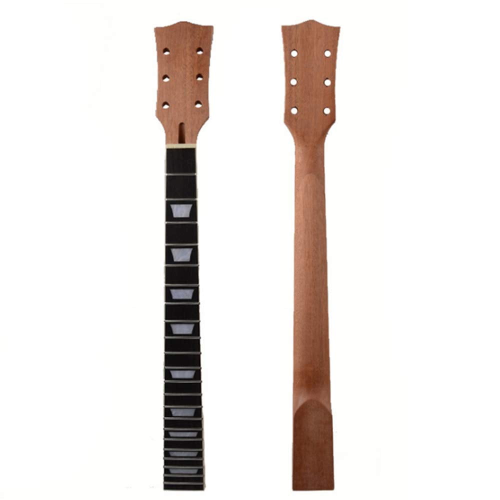 Electric Guitar Neck DIY For Guitars Parts Replacement 22 Fret Mahogany ...