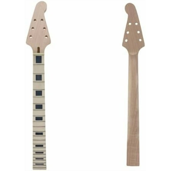 Electric Guitar Neck Unfinished 22 fret For Electric Guitar Replacement ...