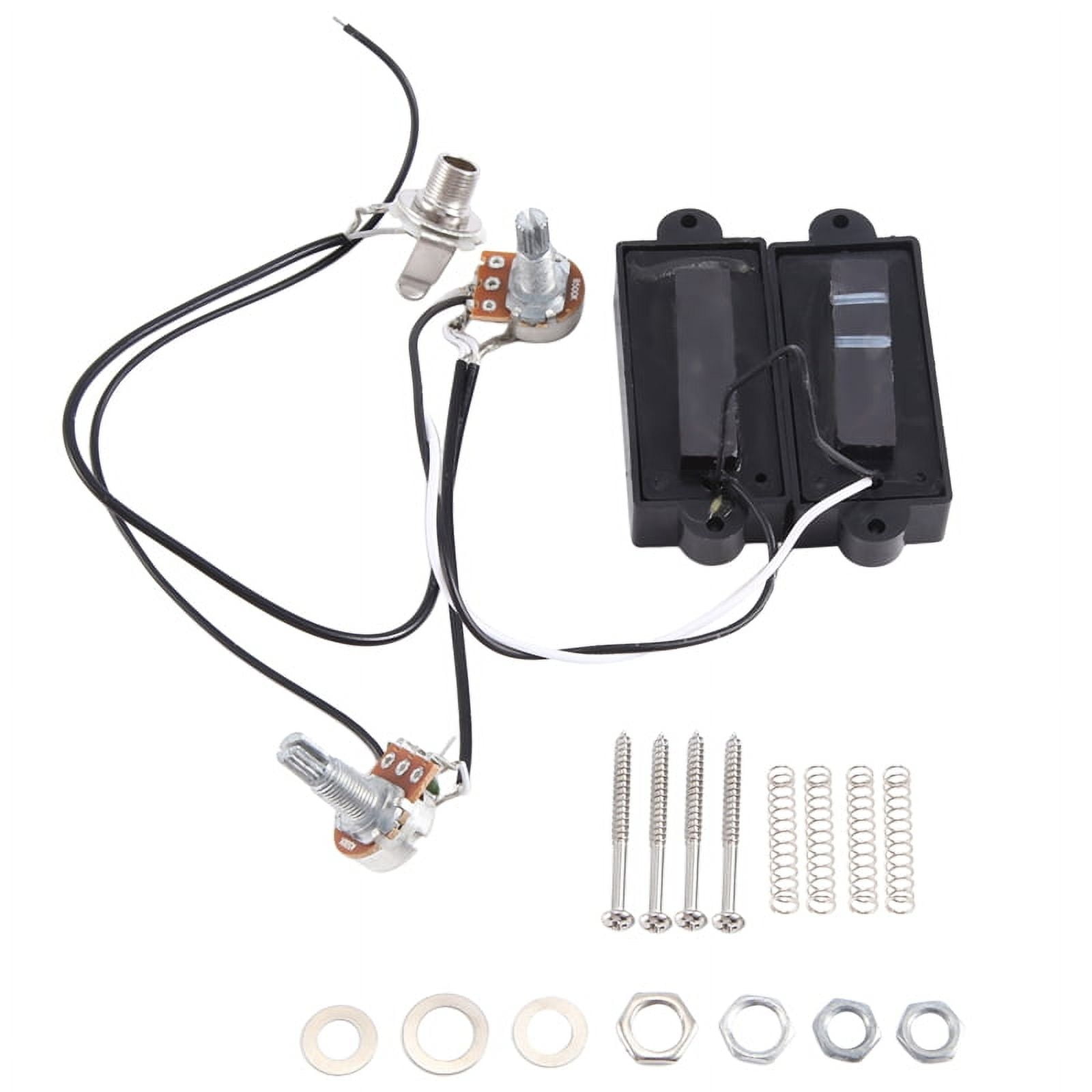Electric Guitar Pickup Wire Harness Bass 4-String Electric Guitar Neck ...