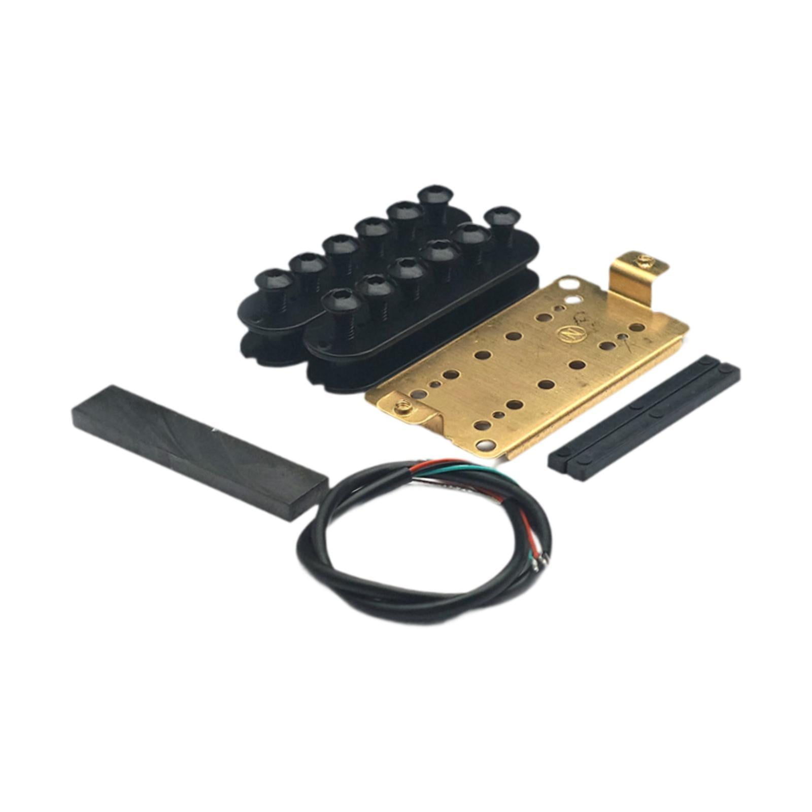 Electric Guitar Pickups Double Rail Kit Ceramic Metal Components ...