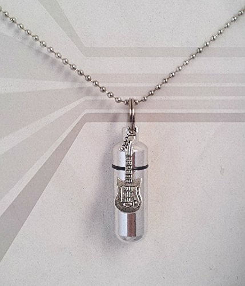 Electric Guitar Pocket Stash Keychain - Hidden Compartment - with Ball ...