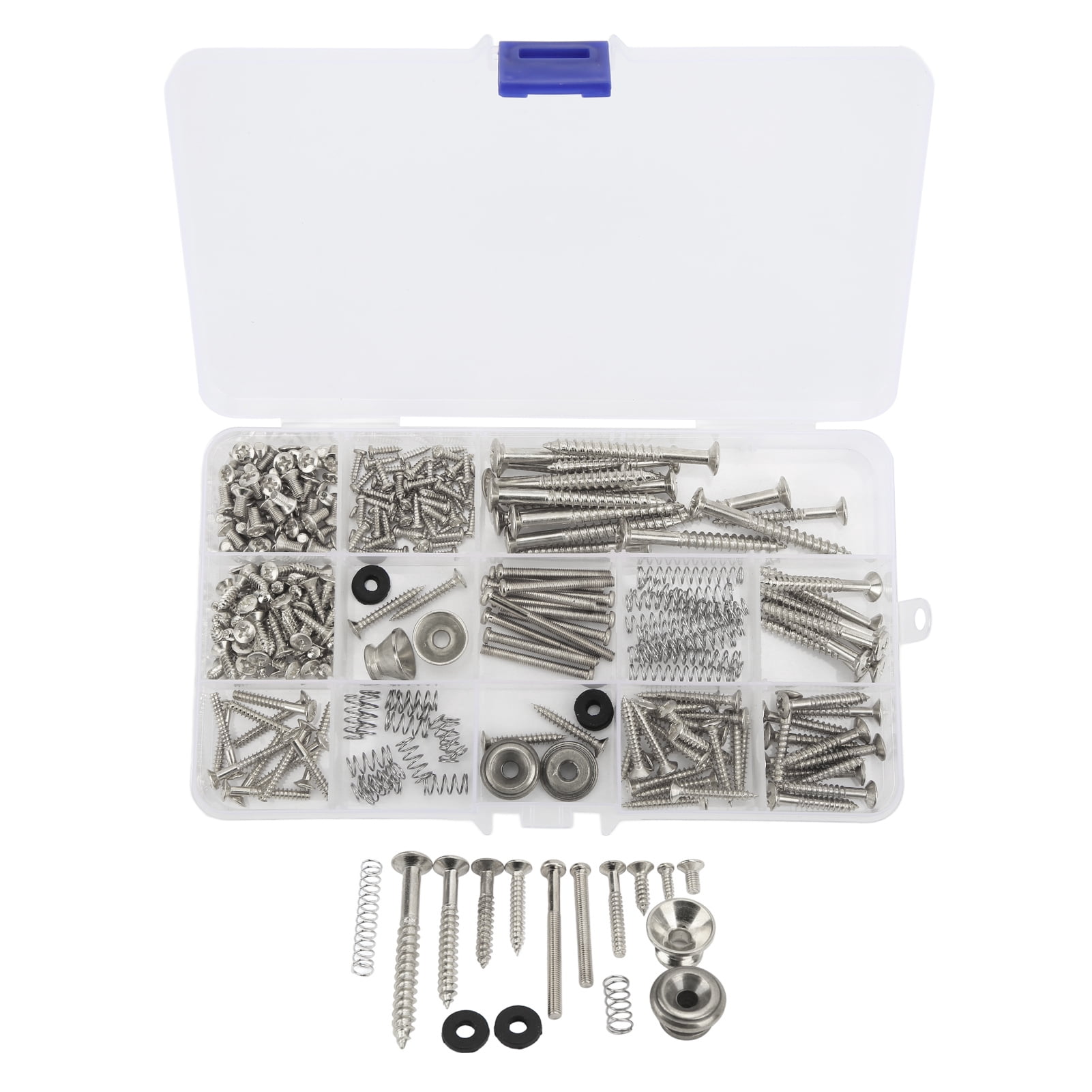 Electric Guitar Screw Kit Metal Screws Spring Strap Snap Assortment Set ...