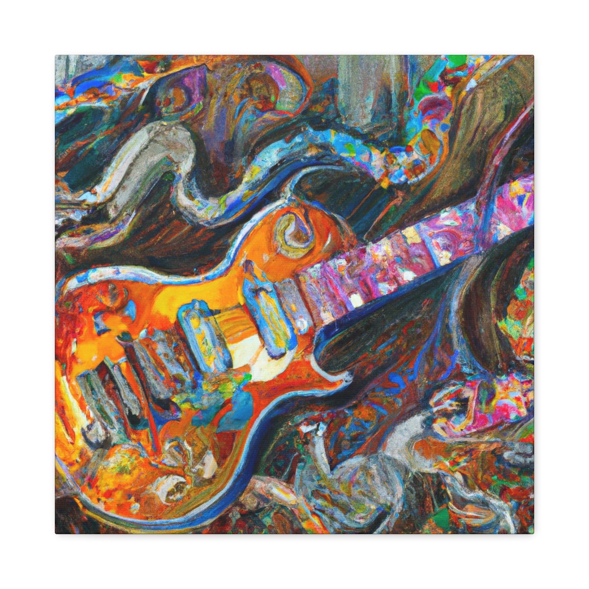 Electric Guitar Splendor - Canvas - Walmart.com