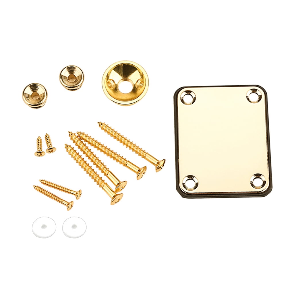 Electric Guitar Strap Buttons Reinforcement Plates Metal Connecting ...