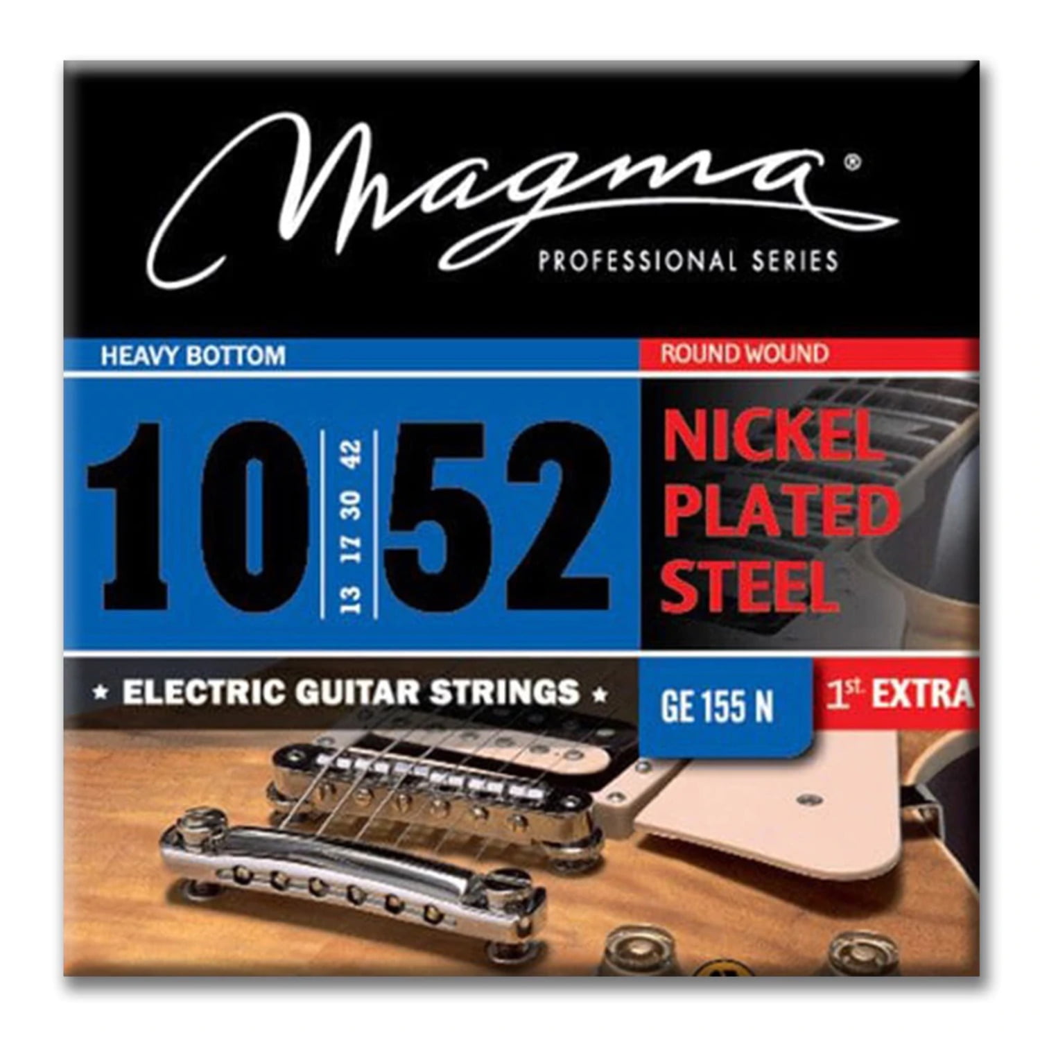 Electric Guitar Strings Custom Heavy Bottom Gauge Nickel-Plated Steel ...