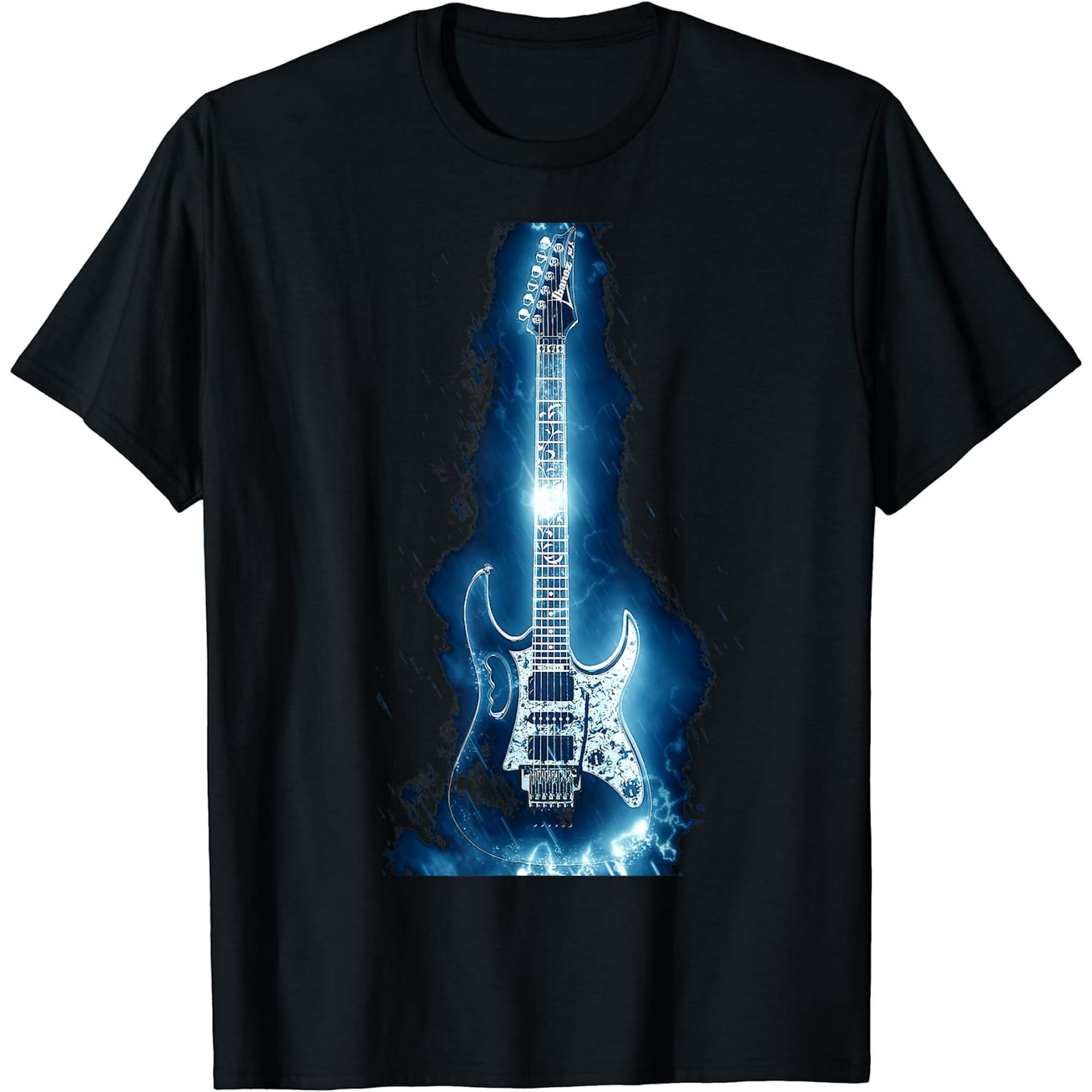 Electric Guitar T-Shirt (Cool Men's electric guitar shirt) - Walmart.com