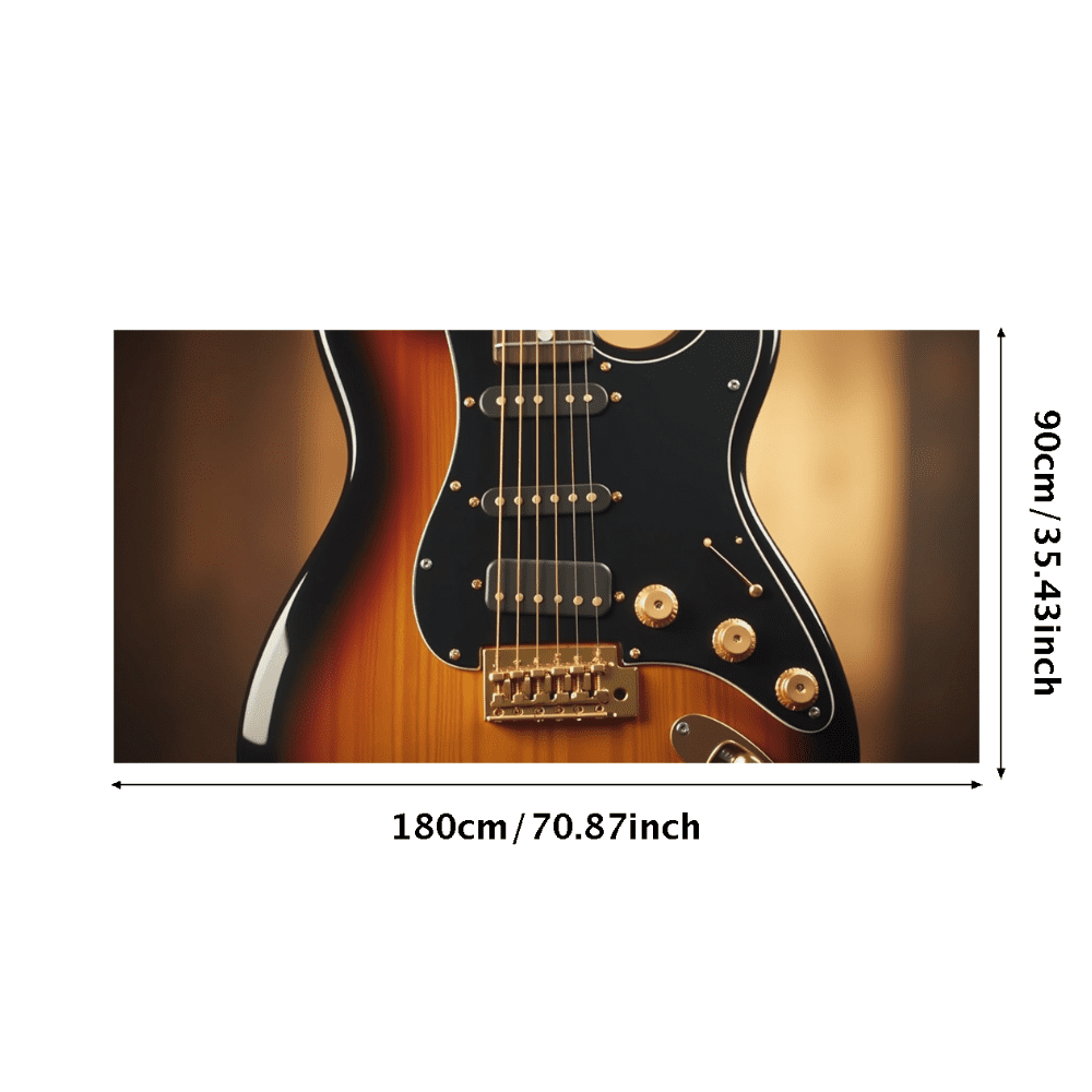 Electric Guitar Themed Banner Background Decor for Music Parties Band ...