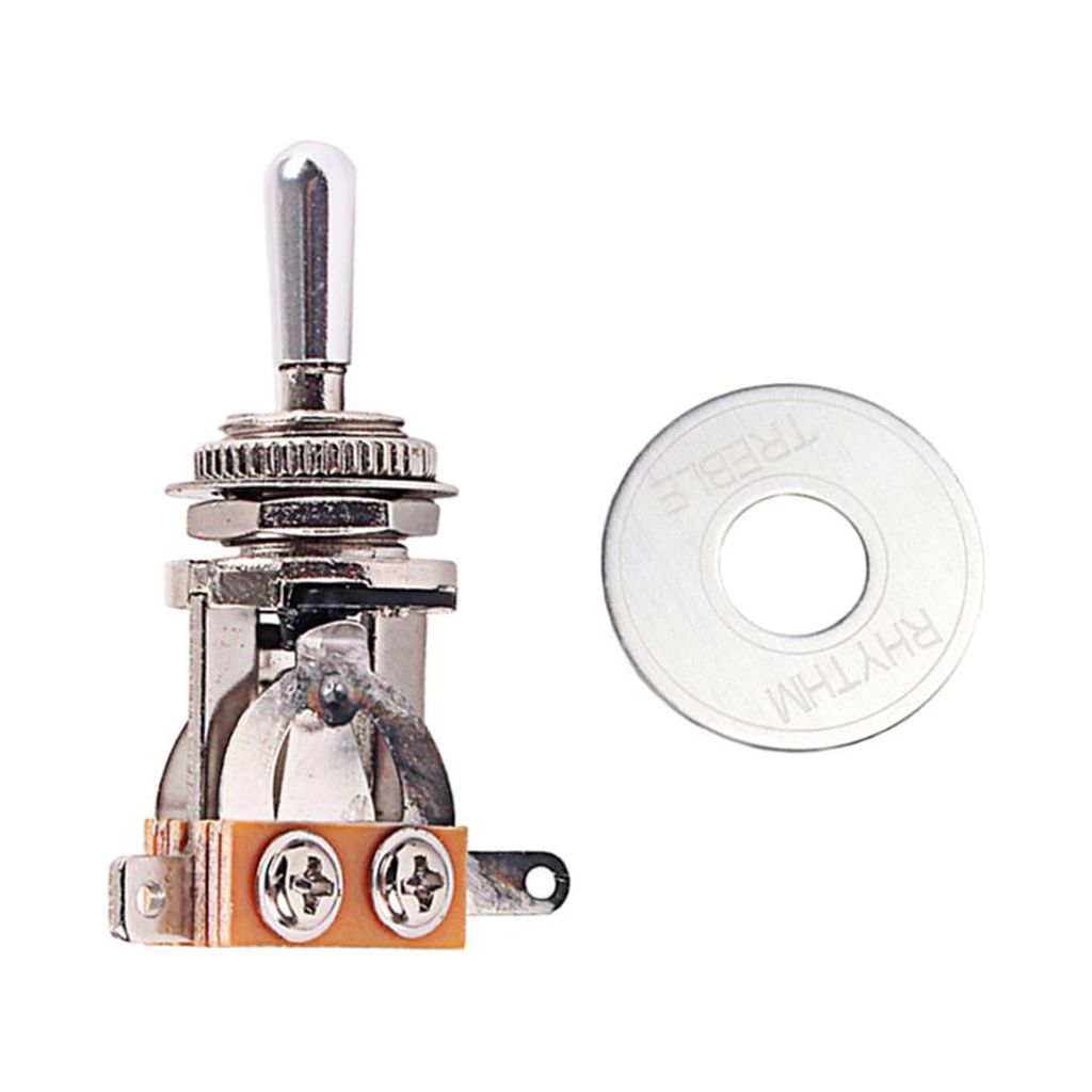 Electric Guitar Toggle Switch with Rhythm Washer Set Musical Intrument ...