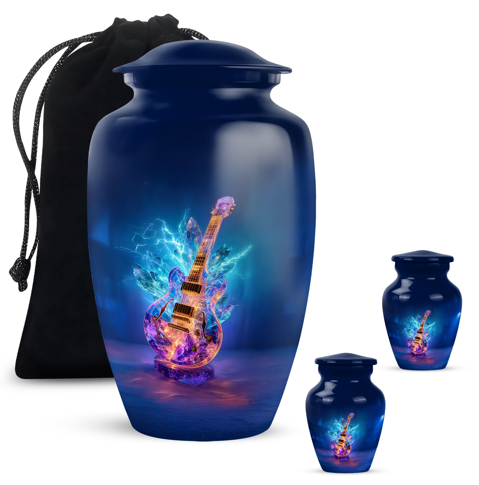 Electric Guitar Urn, Large Urns Human For Ashes, Musical Cremation Urns ...