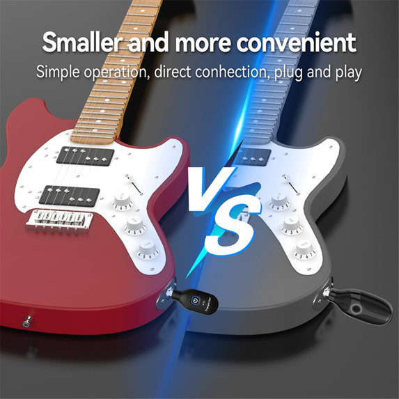 Electric Guitar Wireless Transmitter Blowpipe Transceiver Musical ...
